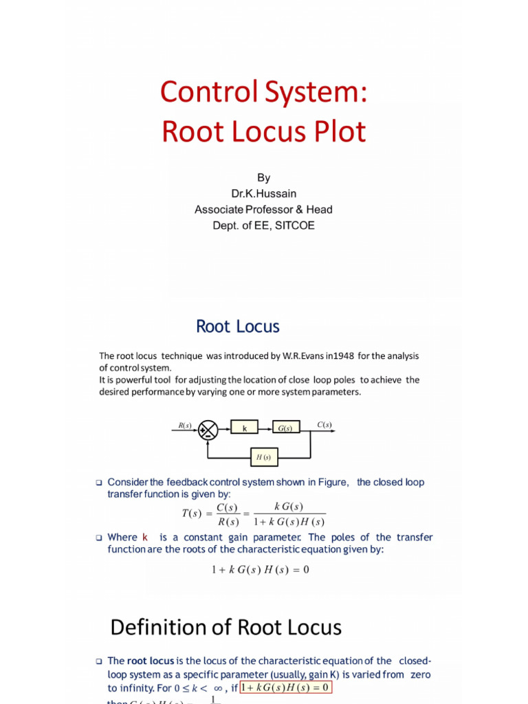 Root Locus | PDF