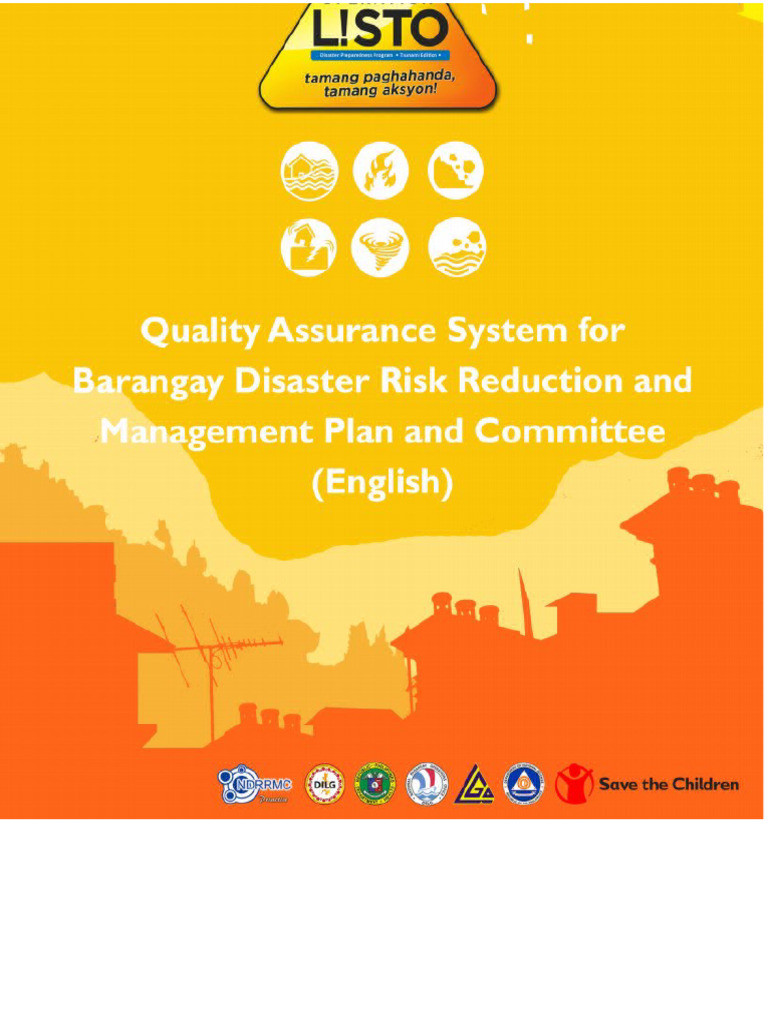 Barangay BDRRM Plan 2025 Template | PDF | Disaster Risk Reduction ...