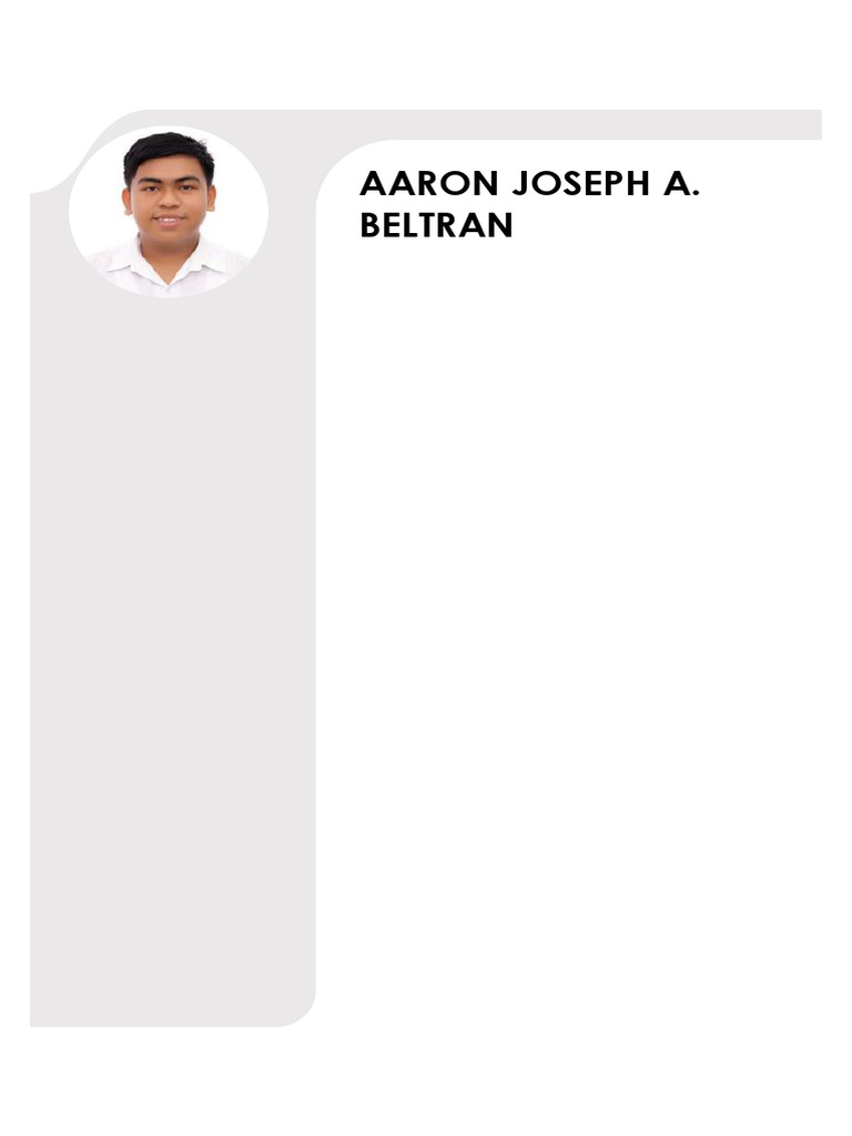 UpdatedCV - Aaron Joseph Beltran | PDF