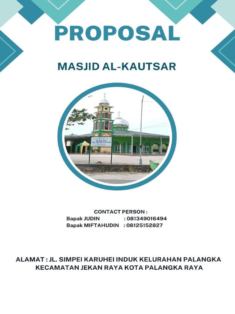 Proposal Hibah Pembangunan Masjid Al-Kautsar | PDF