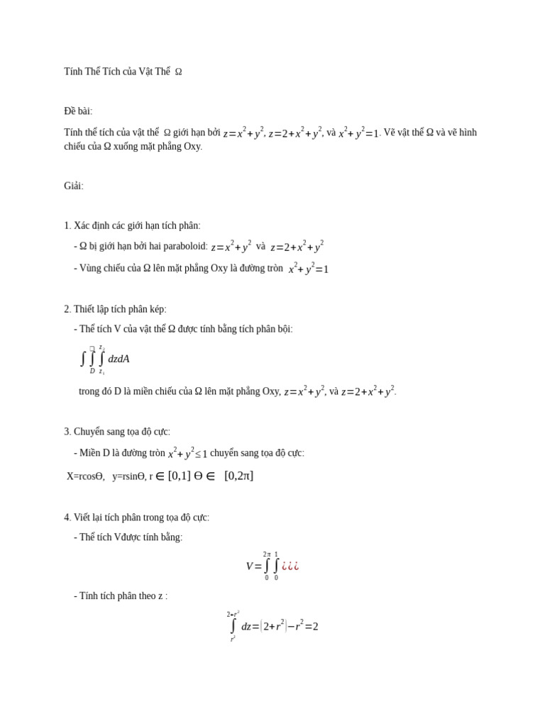 Bài 3 BTL GT2 | PDF