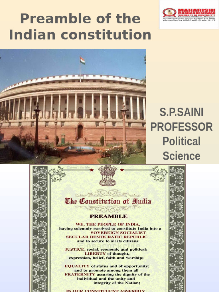 Preamble of The Constitution | PDF | Common Law | Statutory Law