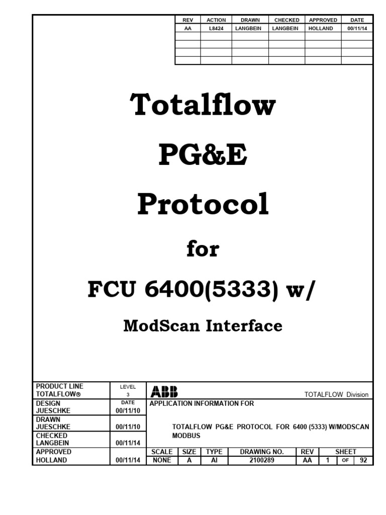 Totalflow Modbus | PDF | Computing | Computer Architecture