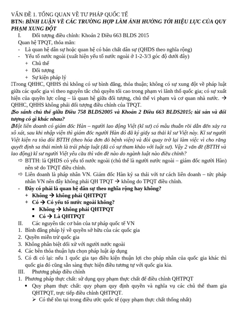 lý thuyết TPQT | PDF