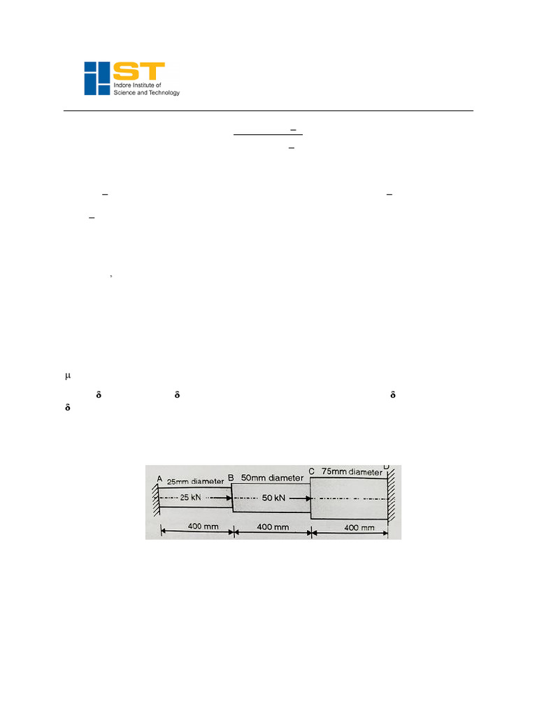 Assignment I - ME-304 - SOM | PDF