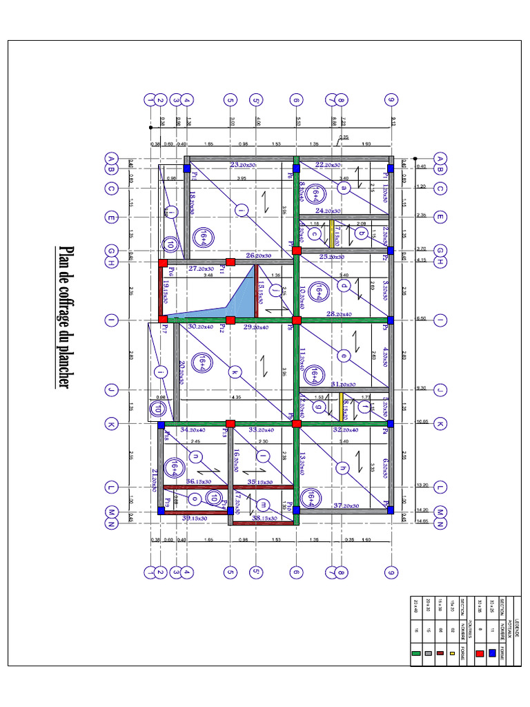 Plan de Coffrage-4 | PDF
