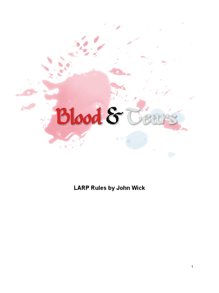 LARP Rules by John Wick | PDF | Duel | Violence