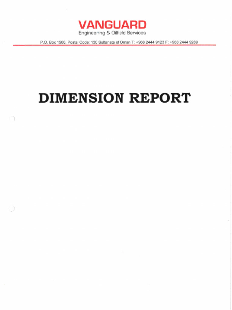 9.dimension Report | PDF