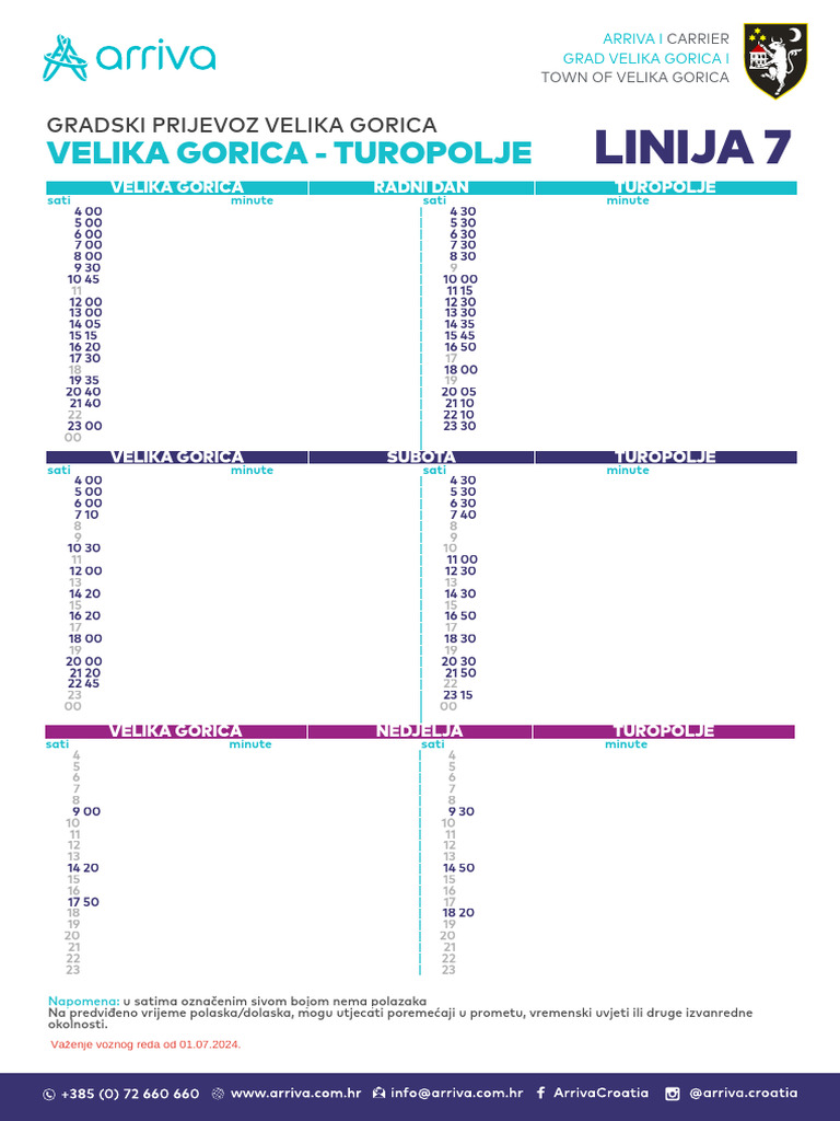 Arriva vg7 Web | PDF