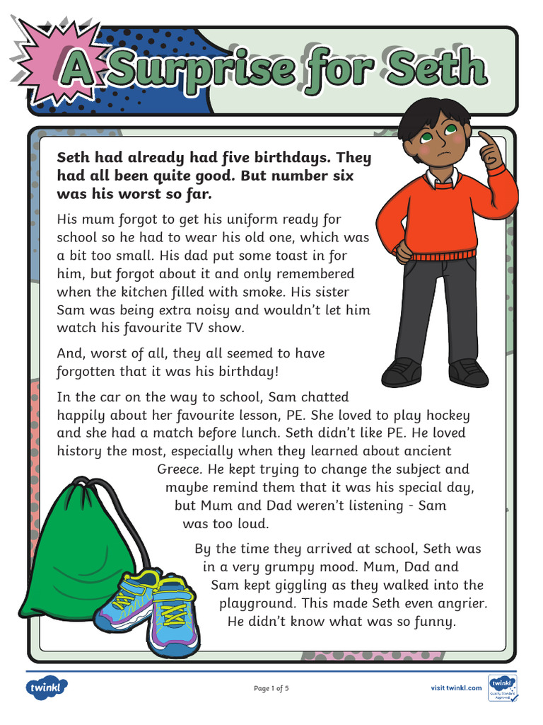 A Surprise for Seth | PDF