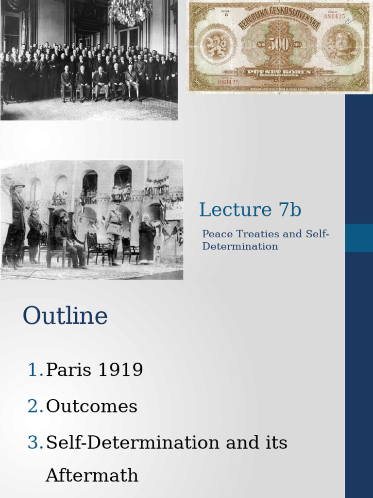 Week 7b - Peace Treaties and Self-Determination | PDF | Self ...