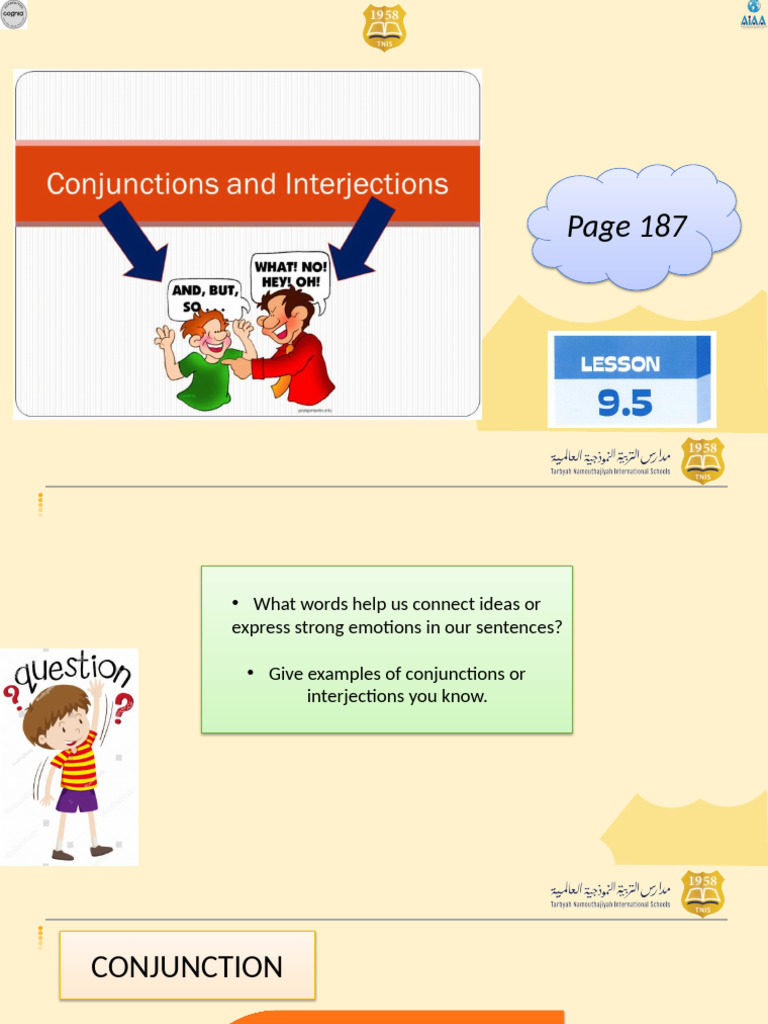 Understanding Conjunctions and Interjections | PDF