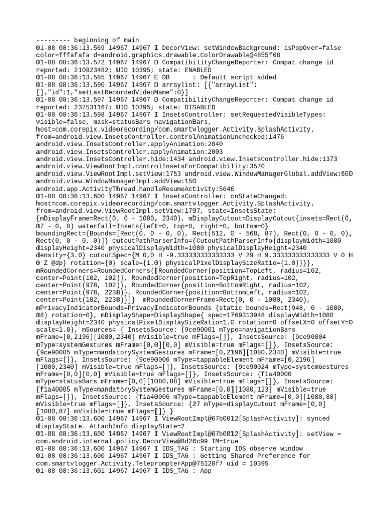 Logcat 1736336173528 | PDF | Computing | Mobile Computers