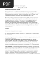 Ethnographic Interview Questions Guide | PDF | Ethnography ...