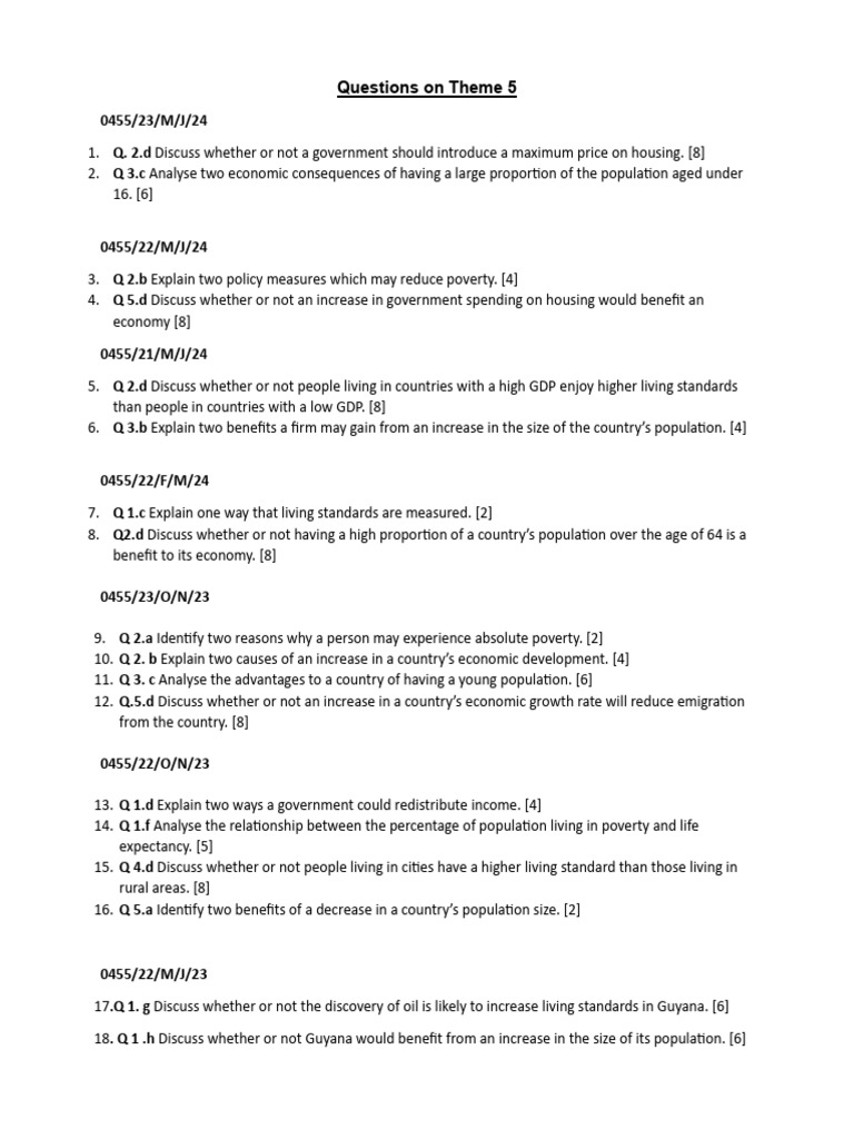 Theme 5 | PDF | Poverty | Poverty & Homelessness