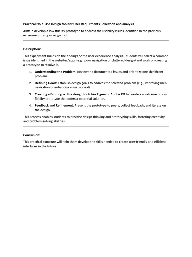 Practical No 1 (1) | PDF