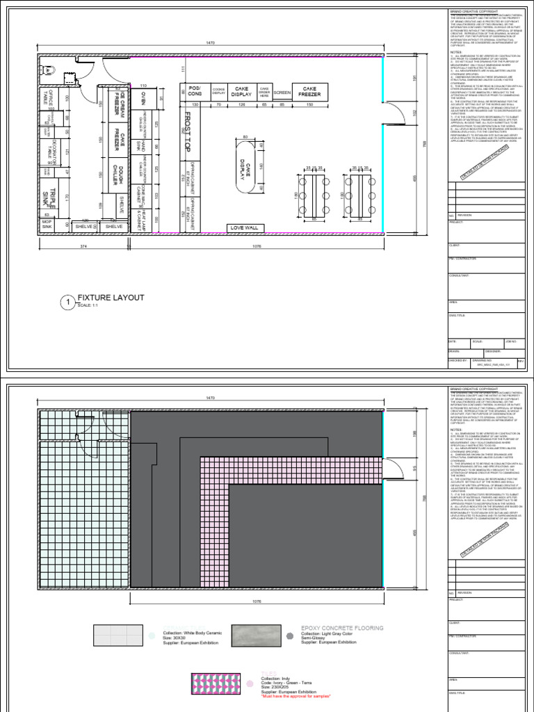 Kitchen Equipment Layout Design | PDF | Copyright