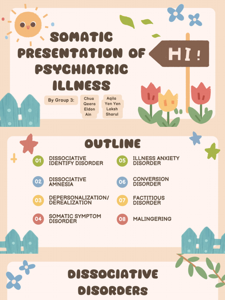 Somatic Presentation of Psychiatric Illness | PDF