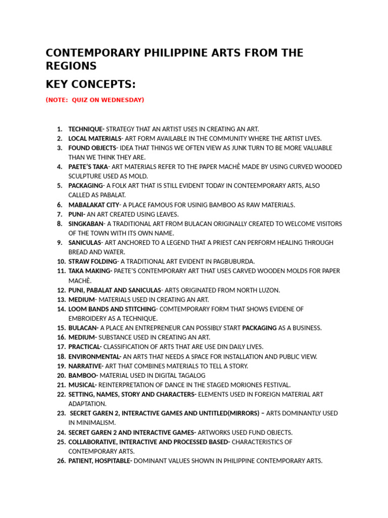 Key Concepts | PDF