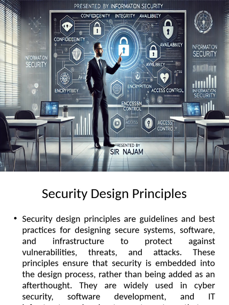002 Security Design Principles | PDF | Security | Computer Security