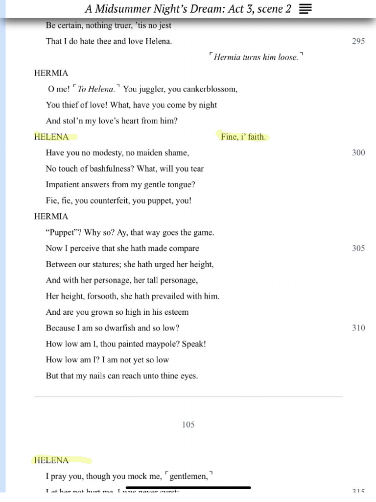 Midsummers Nights Dream Cut | PDF