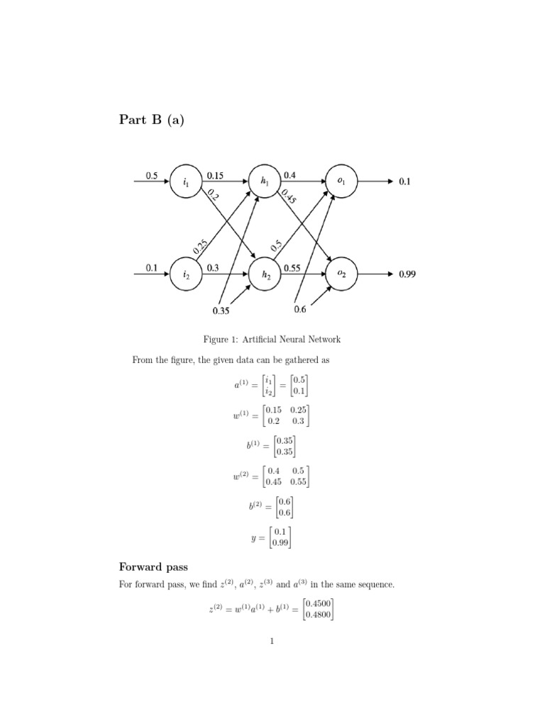BackPropagation For Exam Problem - 2 | PDF | Cybernetics | Algorithms And Data Structures