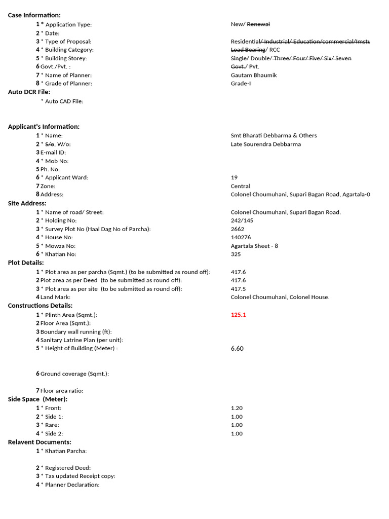 Format Dec & Form (Common) | PDF