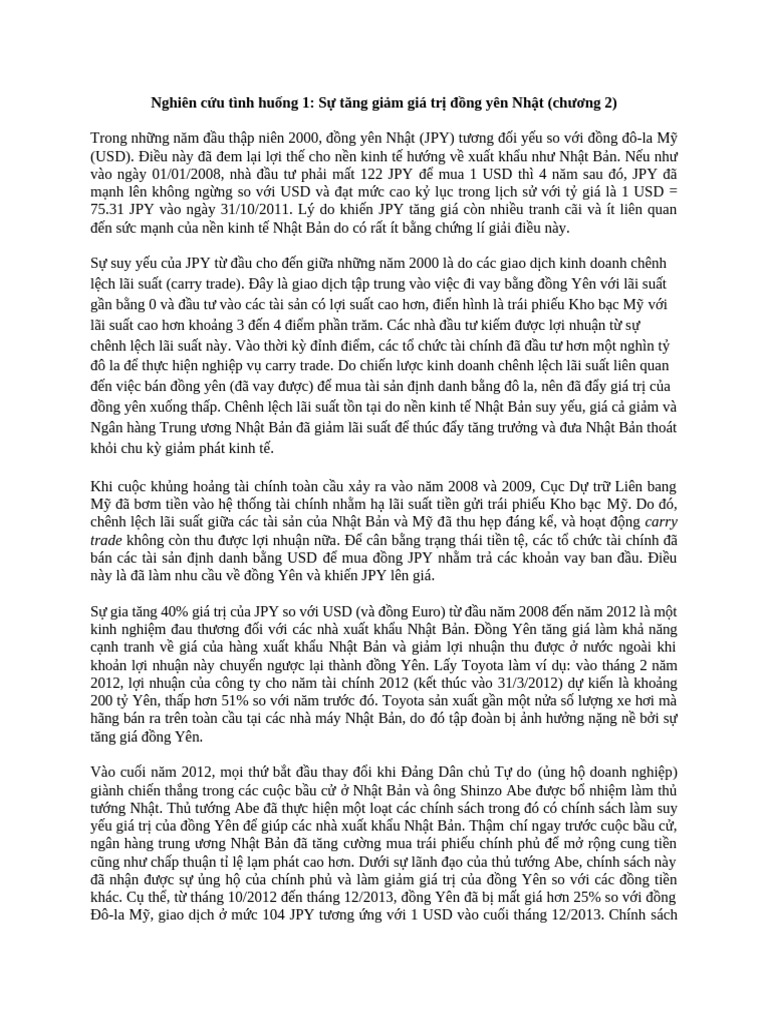 Nghiên Cứu Tình Huống QTTCQT (TV) | PDF