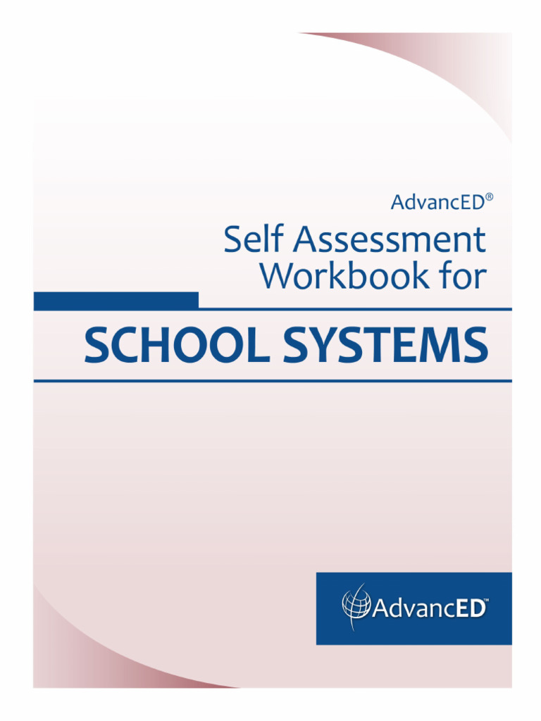 Self-Assessment Systems Workbook | PDF | Curriculum | Strategic Planning