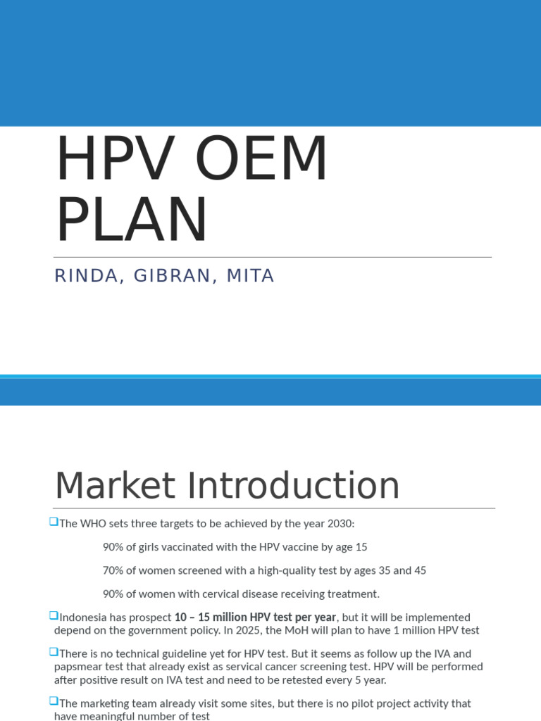 HPV OEM | PDF | Cervical Cancer | Real Time Polymerase Chain Reaction