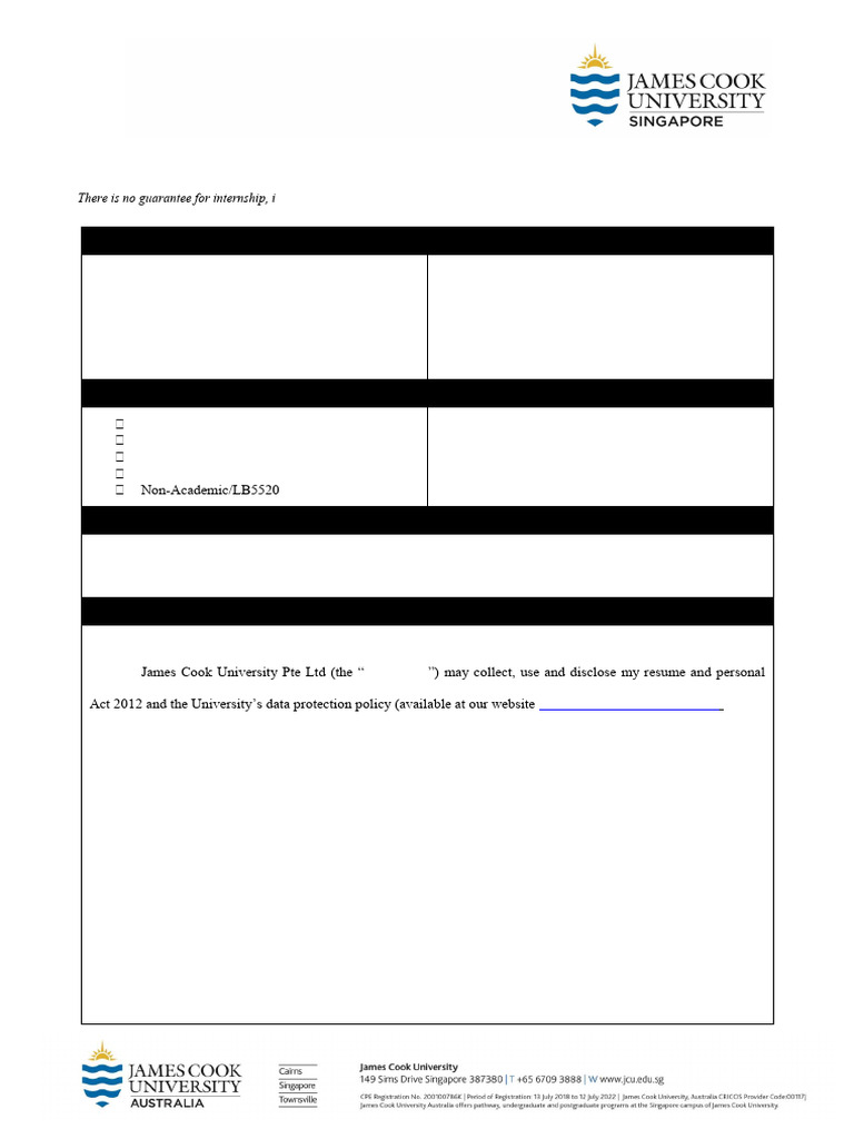 Internship Request Form v6 | PDF | Business