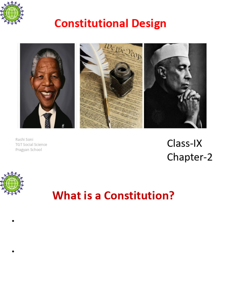 Chapter 2 - Constitutional Design | PDF | Apartheid | Nelson Mandela