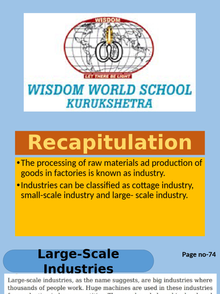 Large Scale Industries | PDF