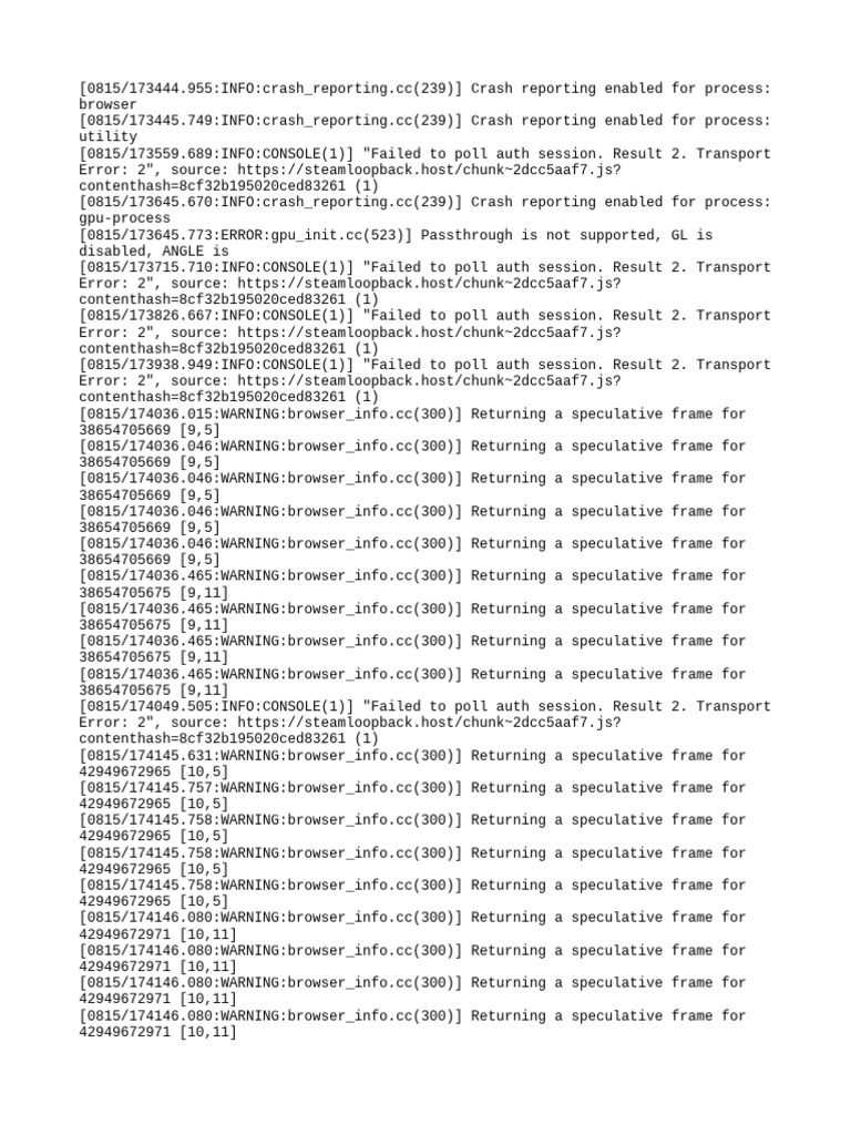 Cef Log - Previous | PDF | Computing