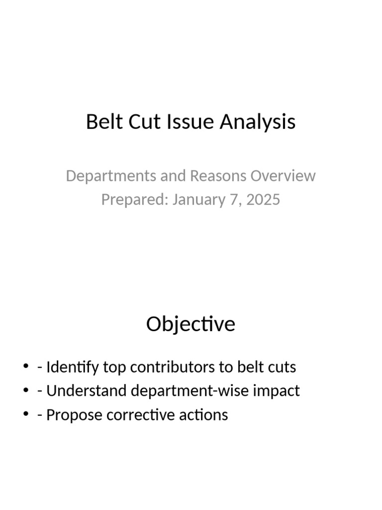 Belt_Cut_Issue_Analysis | PDF