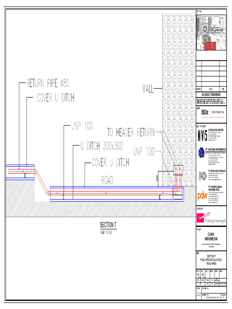 Section 7 Fuel Pipe Installation Tank 2 Road Area-Layout1 | PDF
