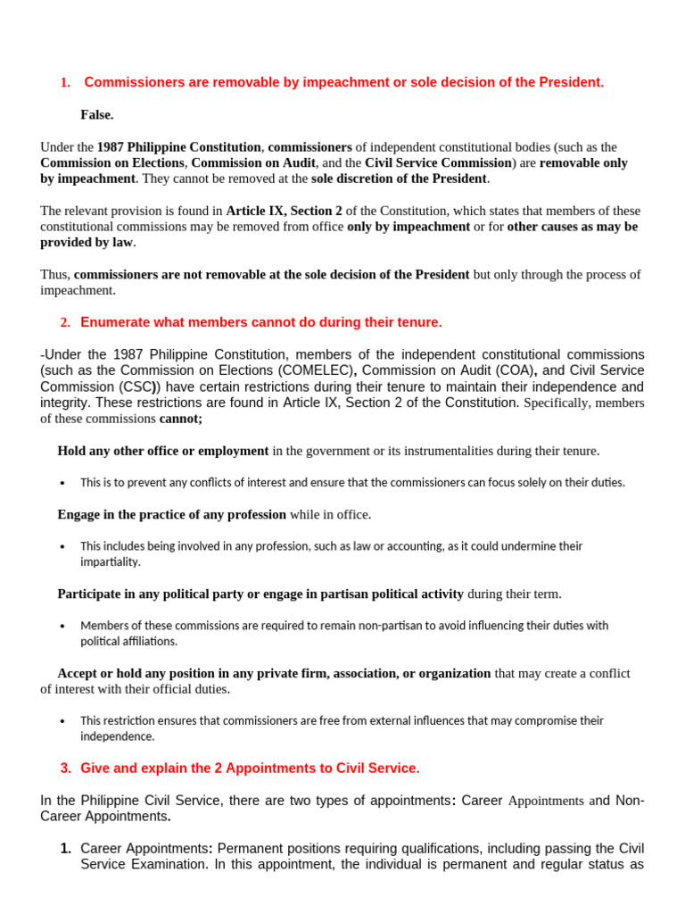 Art Ix Pdf Audit Commission On Elections Philippines