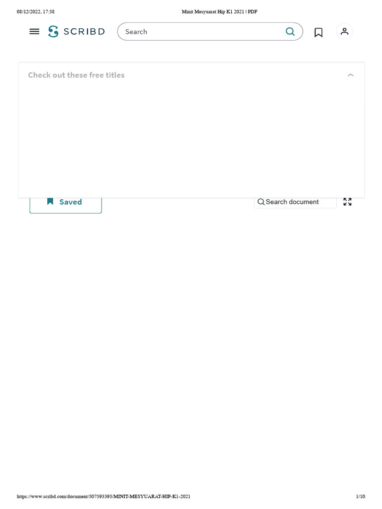 Minit Mesyuarat Hip K1 2021 - PDF | PDF | Computer File Formats