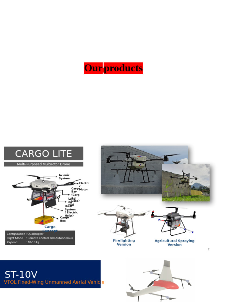 Multi-Purpose Drone Specifications & Services | PDF | Unmanned Aerial ...