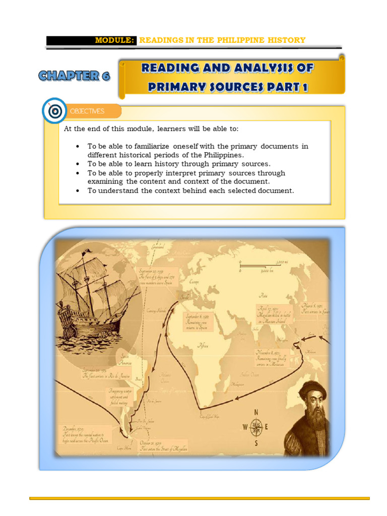 Philippine History: Primary Source Analysis | PDF