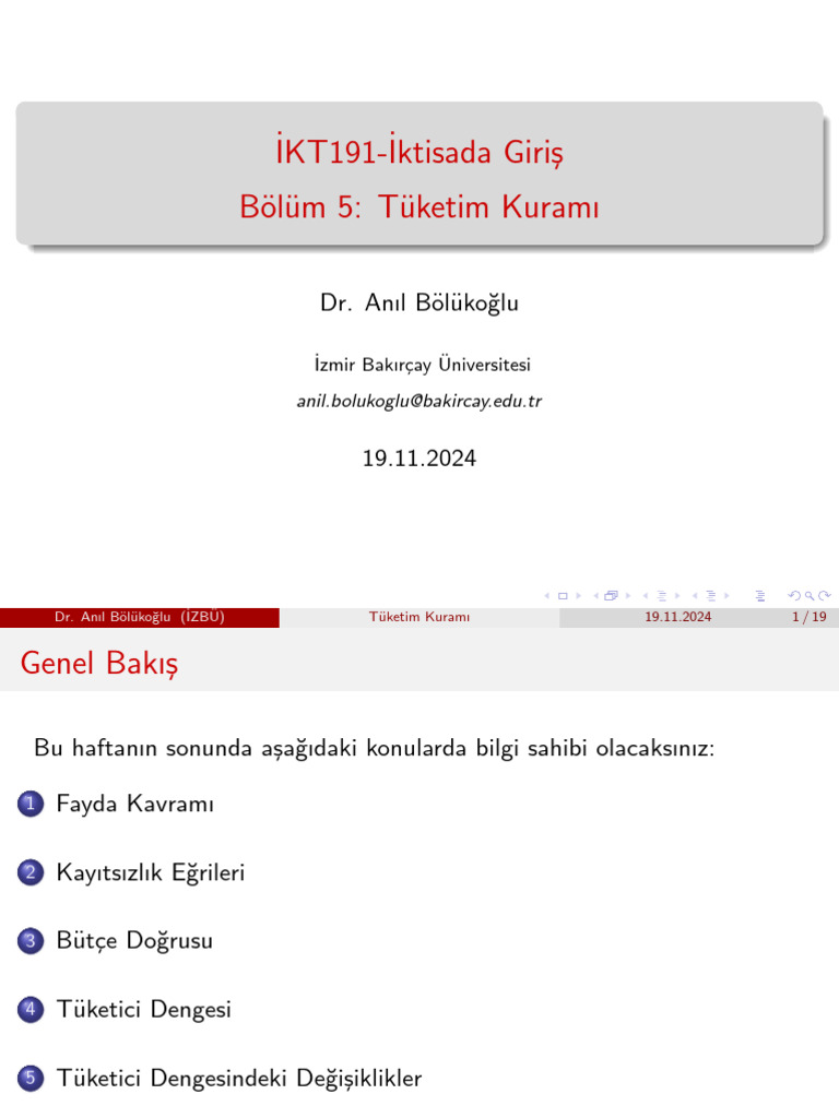 5 Hafta Mikro Iktisada Giris | PDF