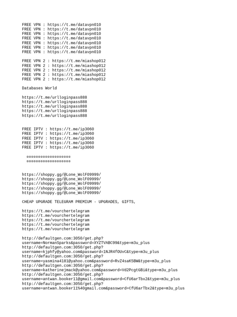 20 X Iptv M3u World | PDF