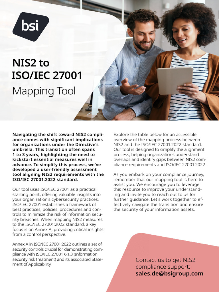 bsi-ce-nis2-mapping-tool-de-de-en | PDF | Information Security | Security