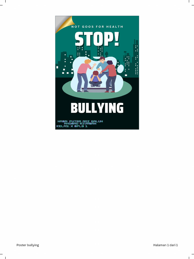 Poster Bullying - 20241022 - 140354 - 0000 | PDF
