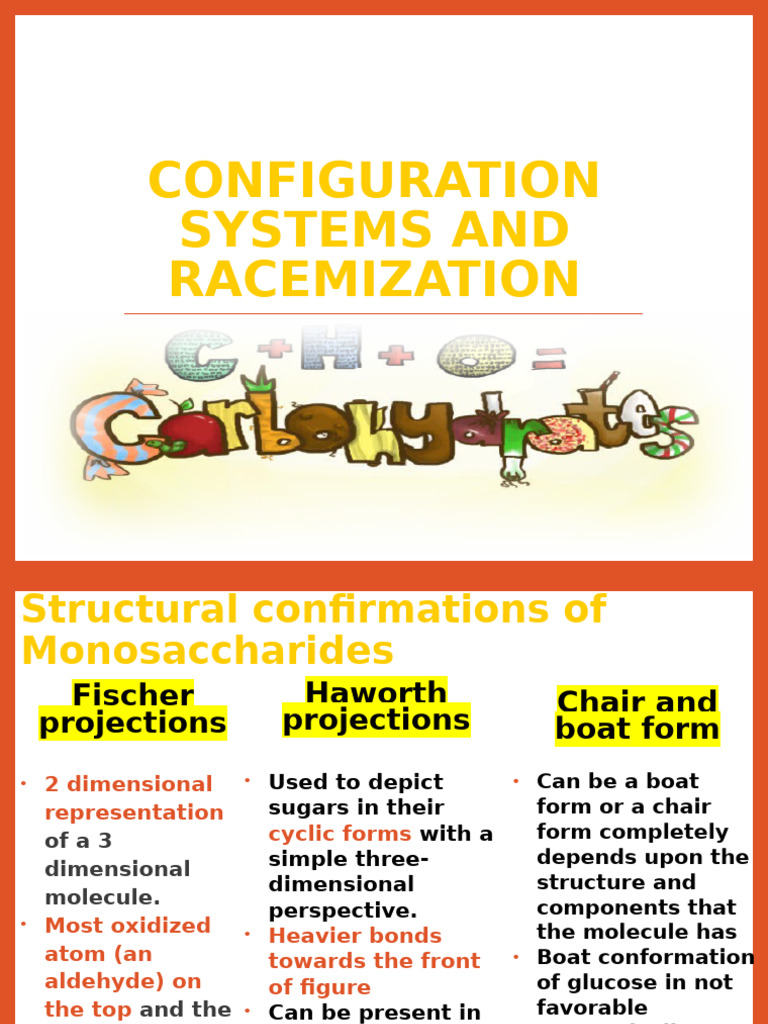 CHO Configration Systems and Recemization | PDF | Chirality (Chemistry ...