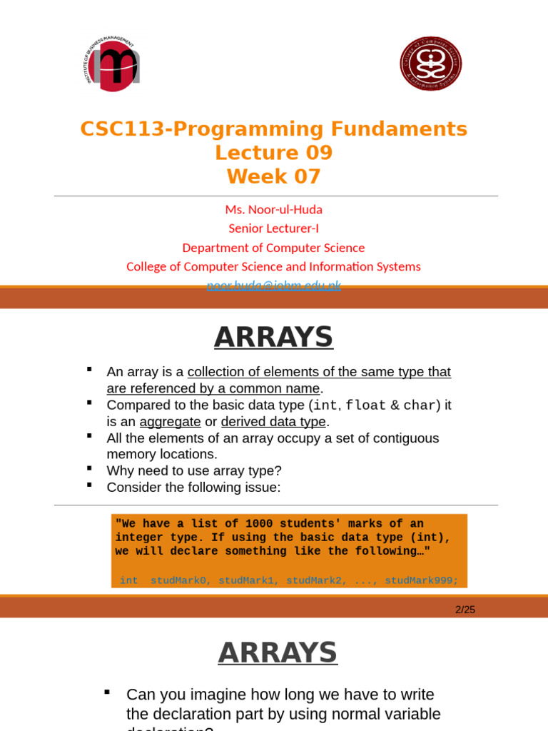 VBA Array Initialization Explained | PDF | Data Type | Integer ...