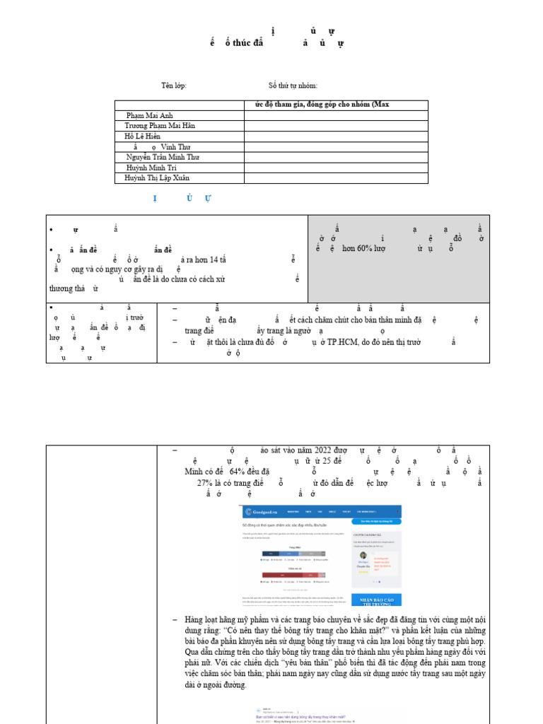 (6T-3) Tuyên ngôn giá trị NABC^J các yếu tố thúc đẩy và rào cản của dự án nhóm | PDF