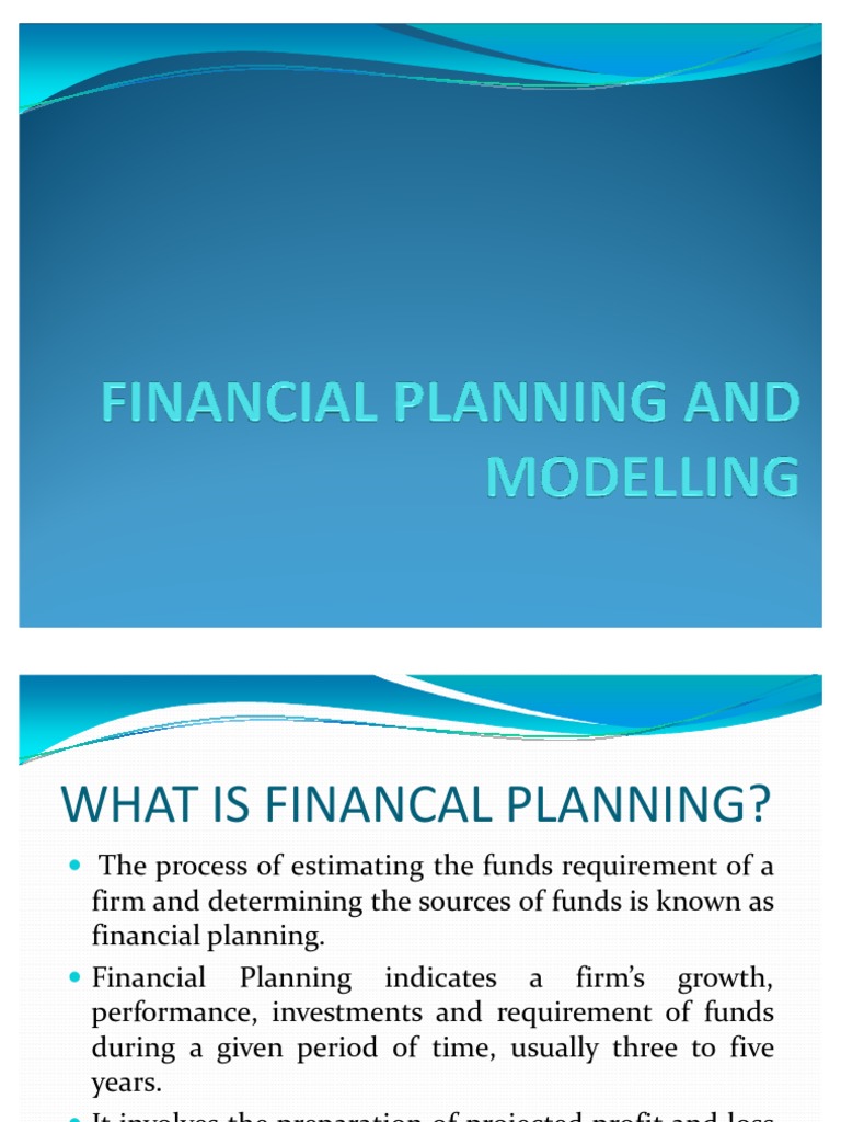 Financial Planning Presentation | PDF | Financial Plan | Valuation ...