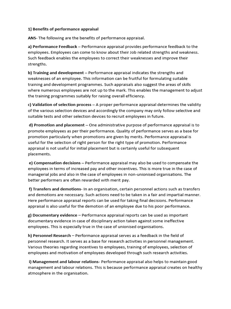 MHRM 2 | PDF | Performance Appraisal | Employment