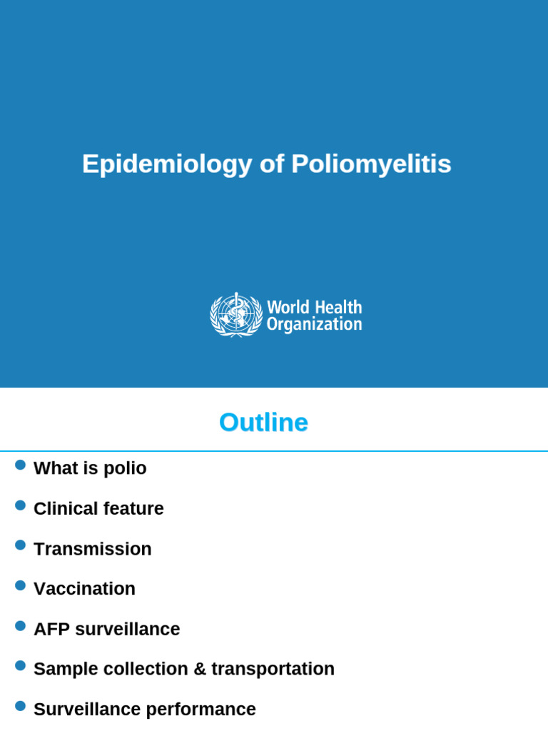 4 Over view of AFP Polio | PDF | Medicine | Medical Specialties
